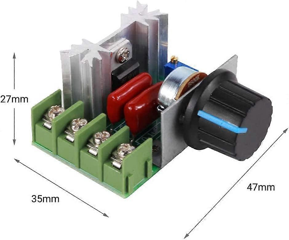 PWM AC Motor Controller Hastighetskontroll 2000W Justerbar ...