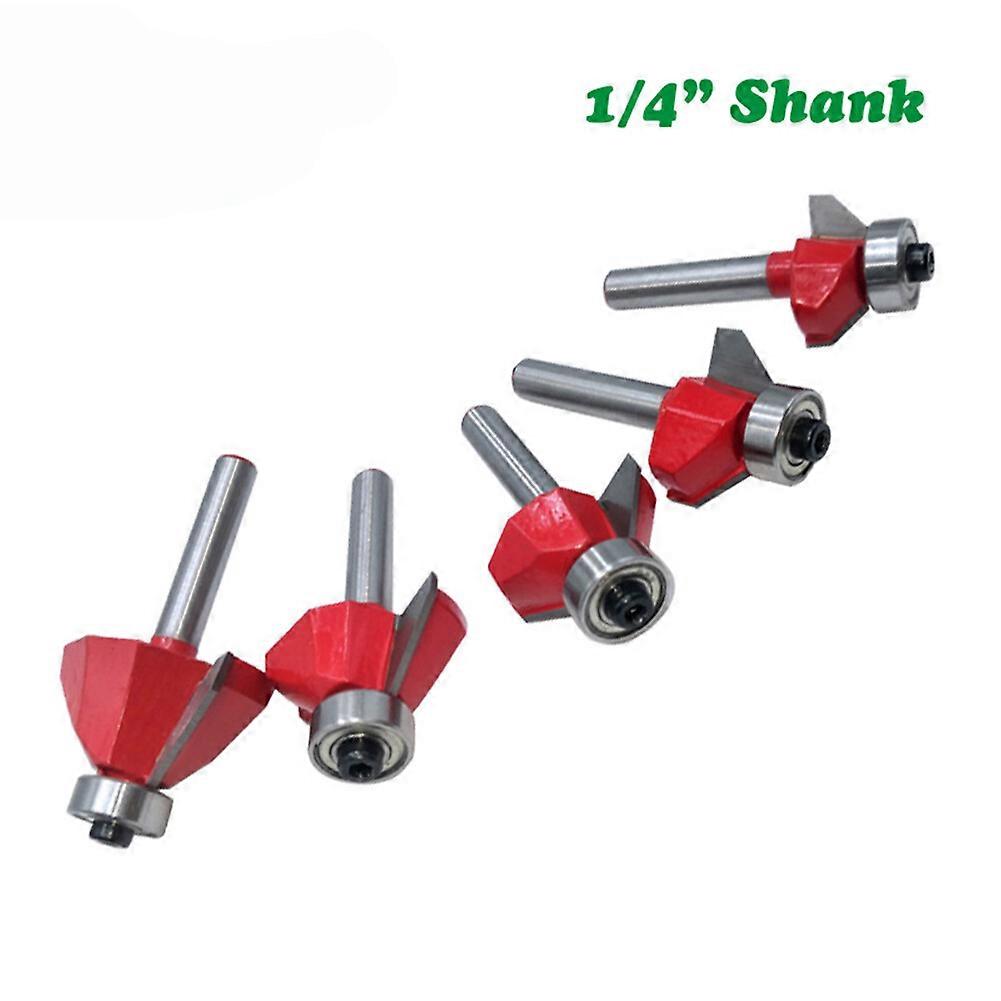 100% New Upgraded Woodworking Edge Forming Router Bit with 45 Degree ...