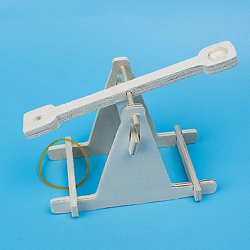 Children Scientific Experiment Diy Trebuchet Toy Handmade Crafts Model ...