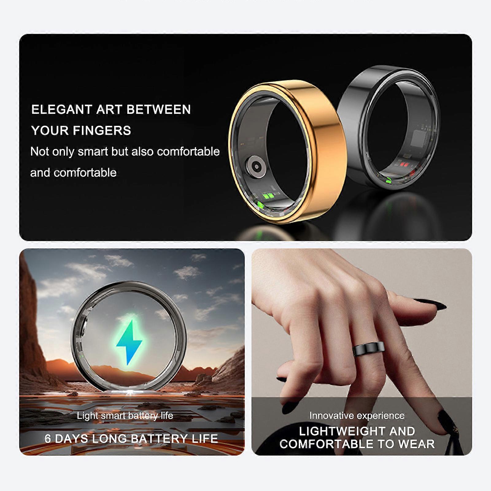 Smart Rings for Men & Women, Fitness Tracker Ring with Sleep Monitoring ...