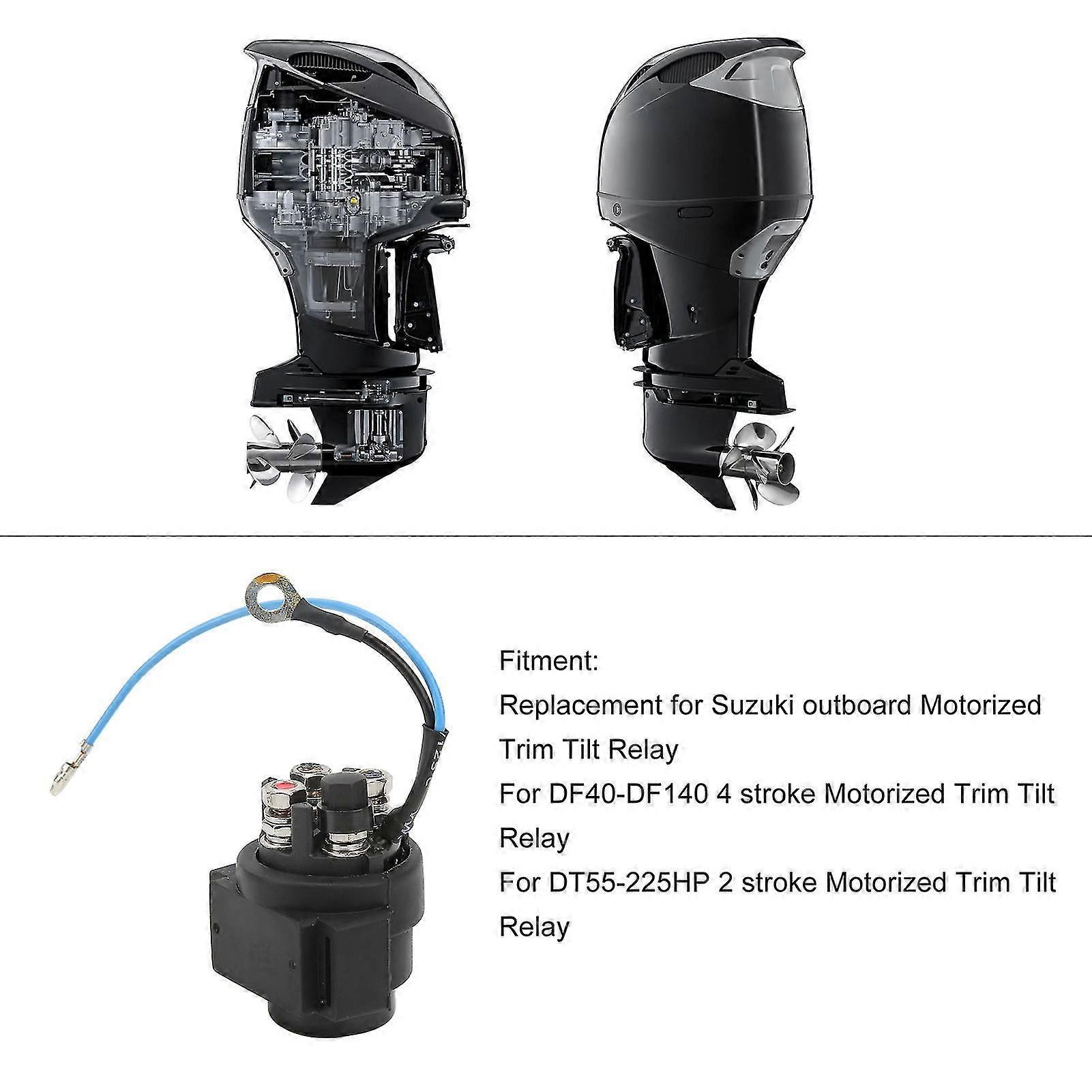 Suzuki Outboard Power Trim Tilt Relay 38410-94550 Replacement for DF40 ...