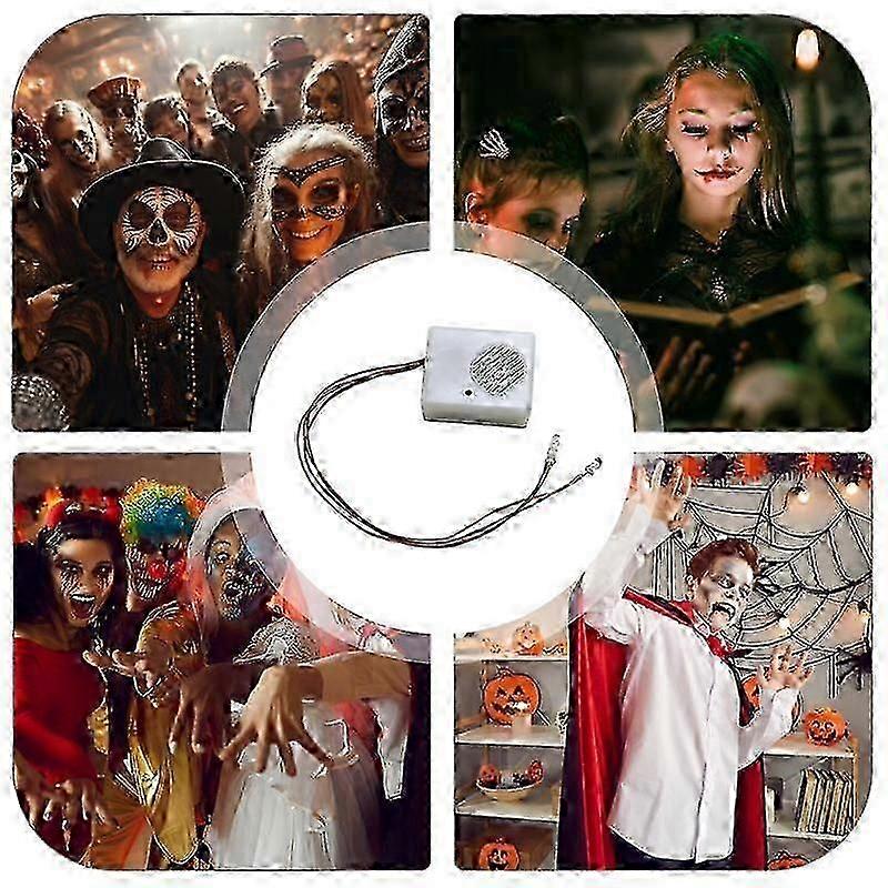 Halloween Sounder Voice-activated Scary Props Decoration Sound Sensor ...
