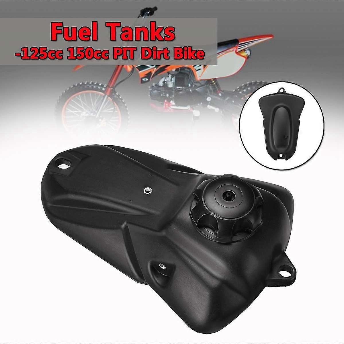 Motorcycle Fuel Tank for 125Cc 150Cc Pit Pro Trail Dirt Bike Black Gas ...