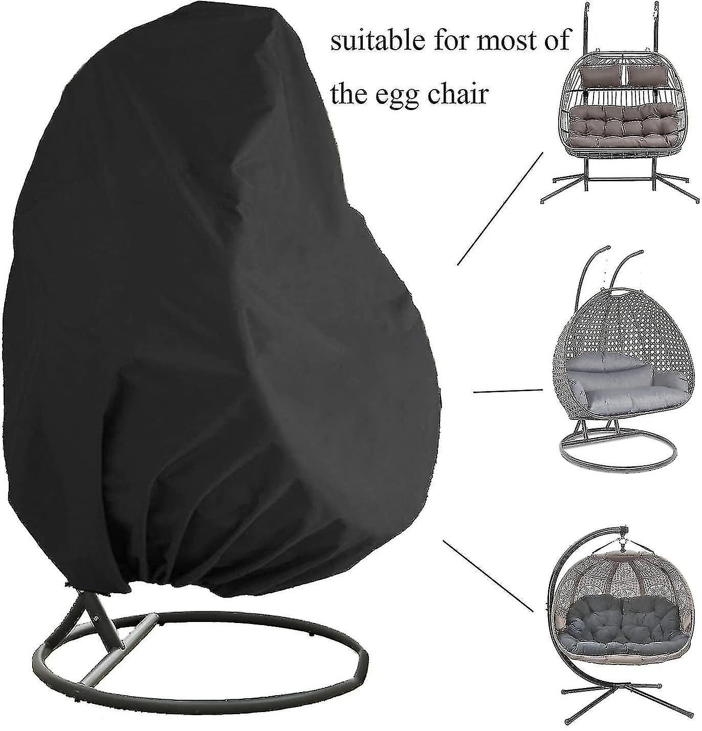 2 Person Egg Chair Cover, Patio Hanging Chair Covers Waterproof, Large ...