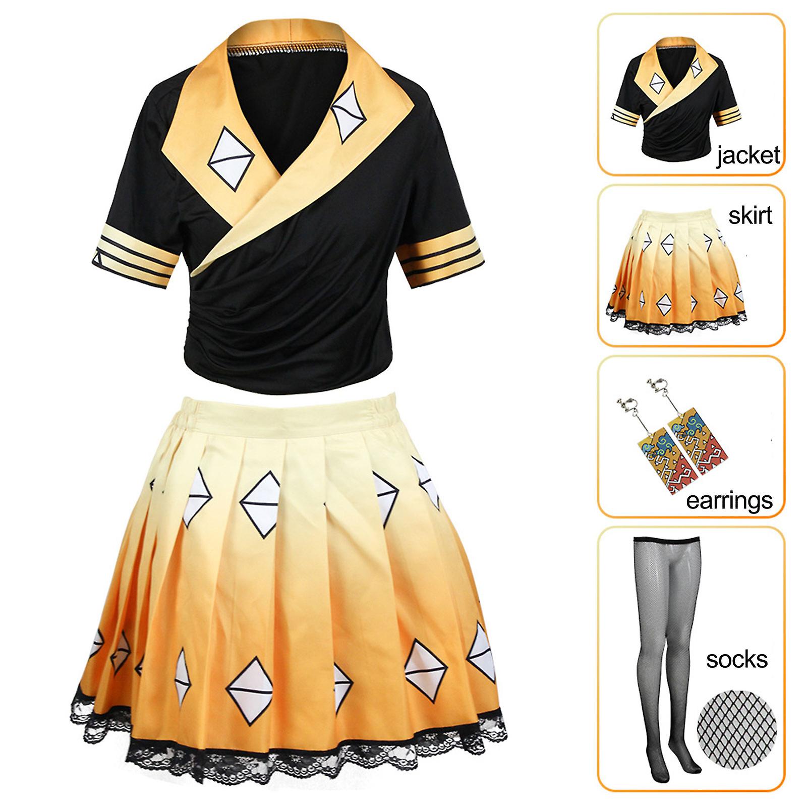 Demon Slayer Cosplay Robe Kochou Shinobu Kimetsu No Yaiba Kamado Nezuko ...