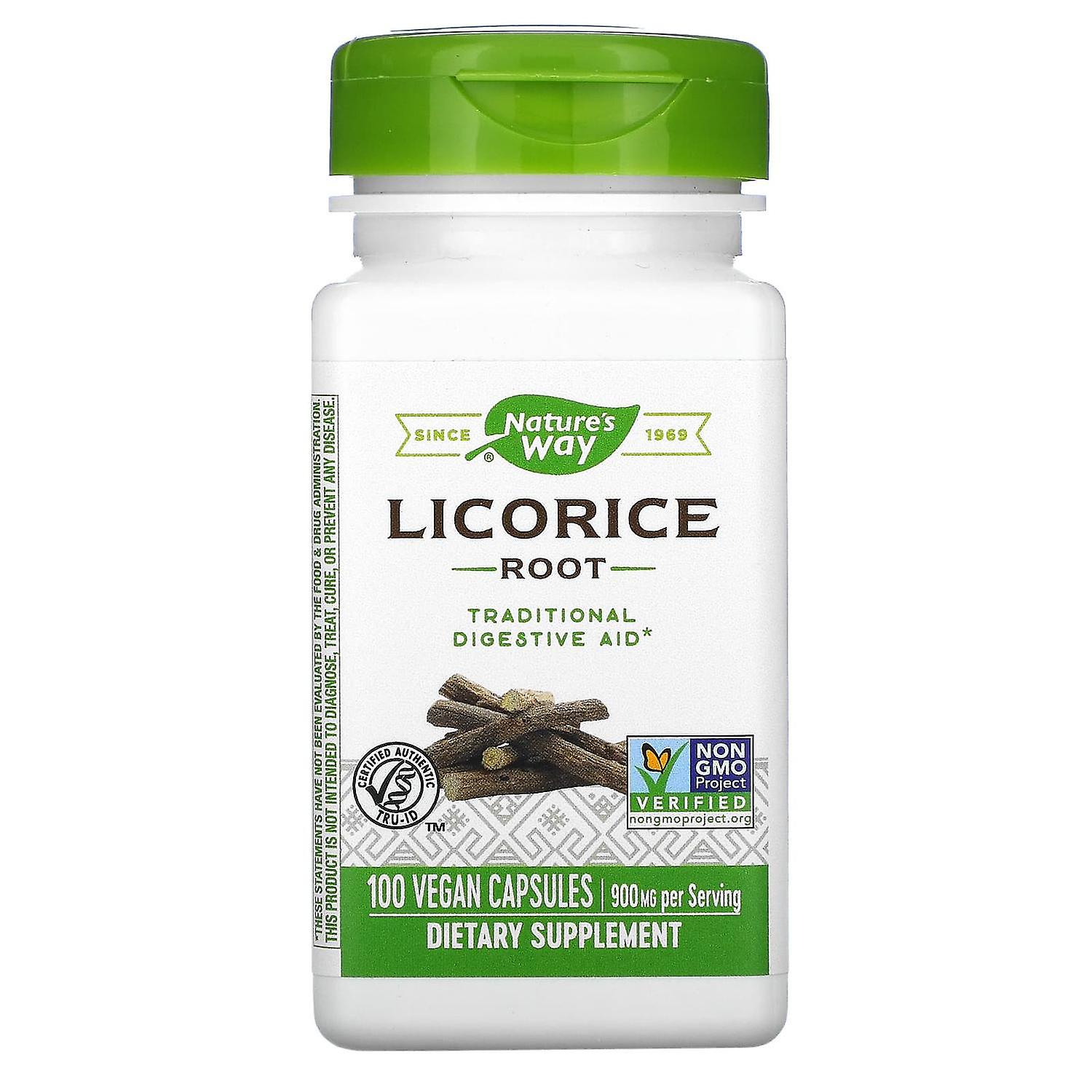 Nature's Way, Licorice Root, 450 mg, 100 Vegan Capsules | Fruugo UK