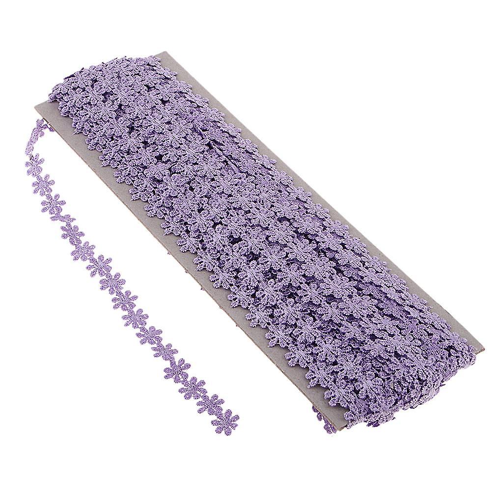 15yard 1.2cm Daisy Flower Embroidery Lace Trim Ribbon Sewing Crafts ...