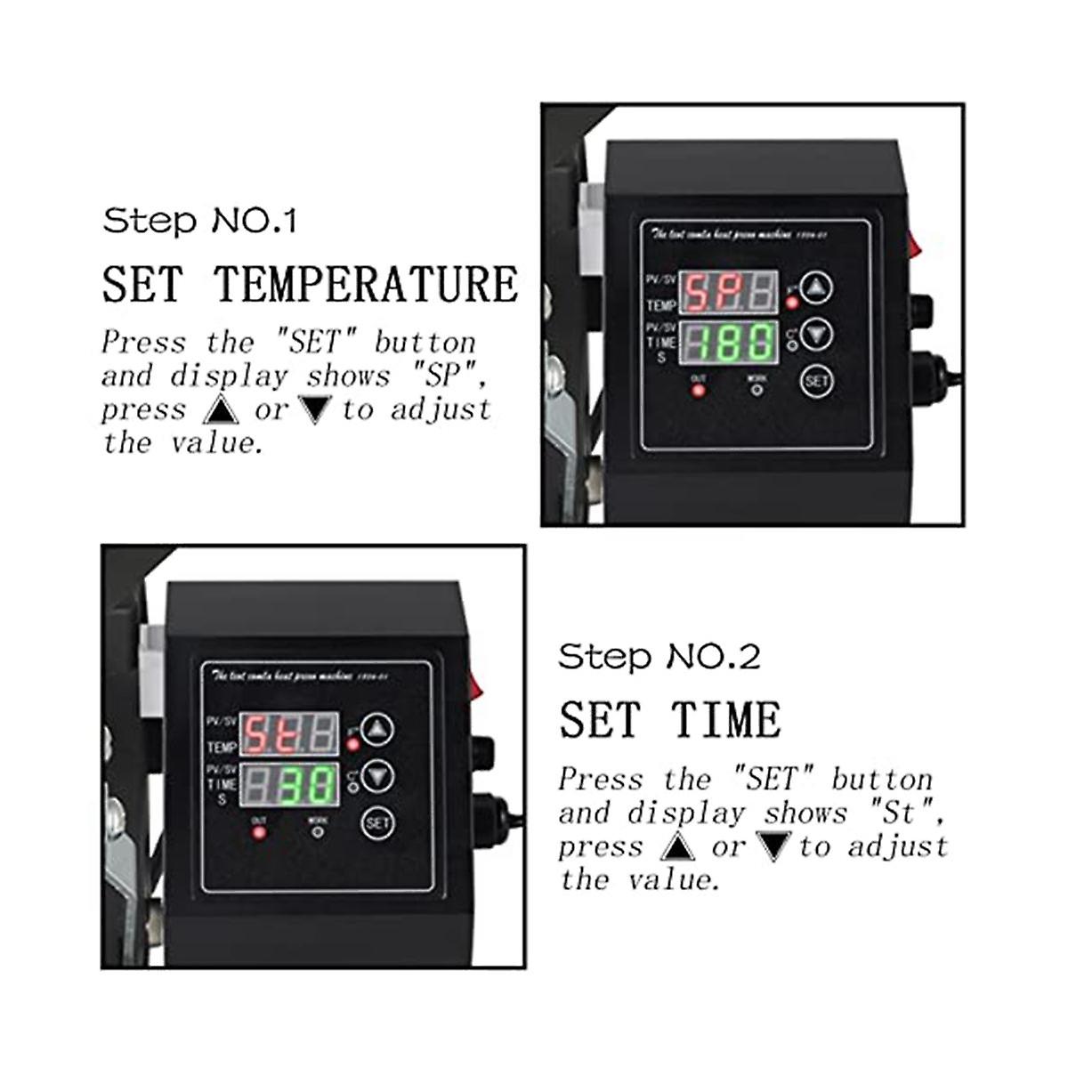 Heat Press Control Box Replacement Digital Panel Accessory Machine ...