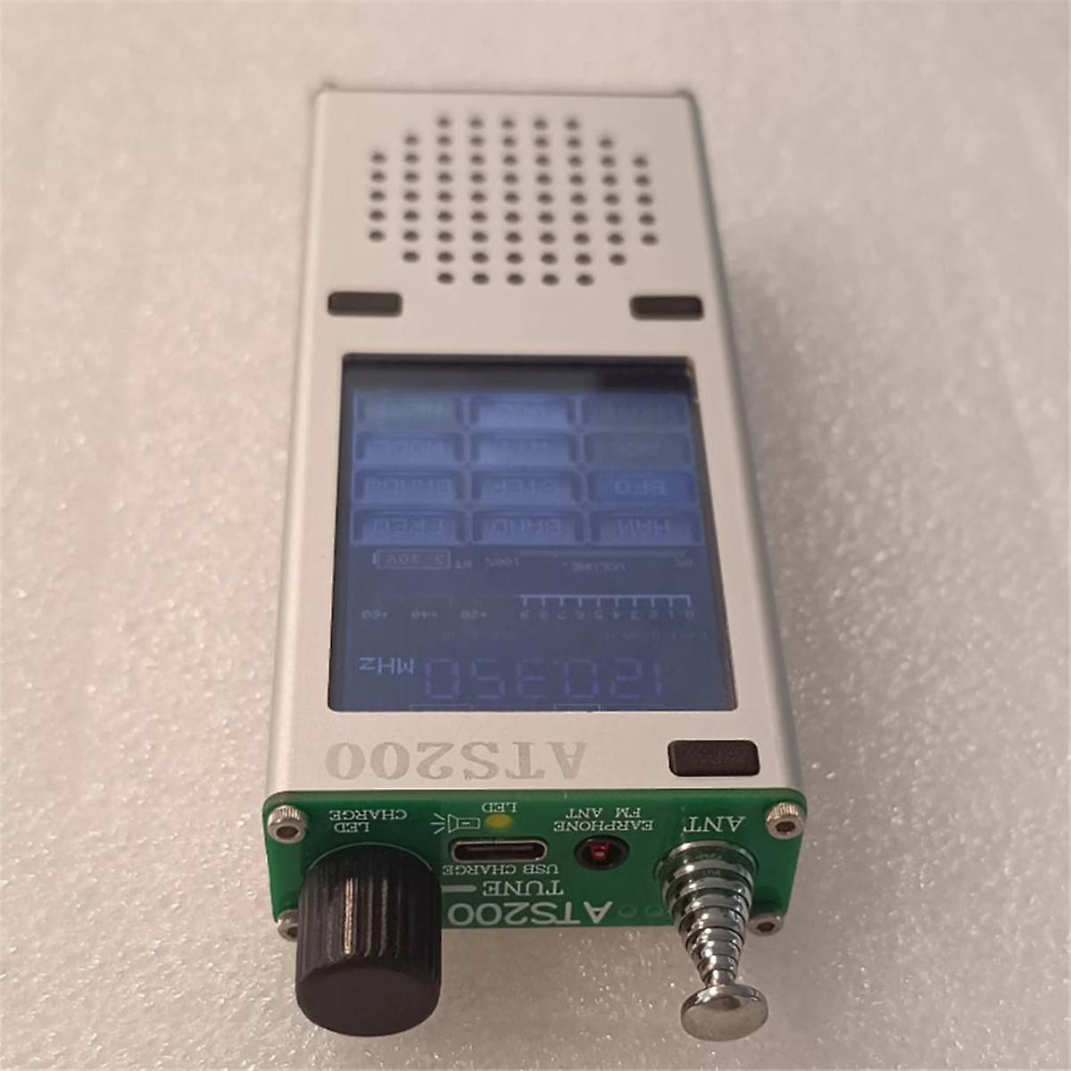 New Ats200 Aviation Band Radio Fm Si4732+esp32+bluetooth+2.4 Inch Touch ...