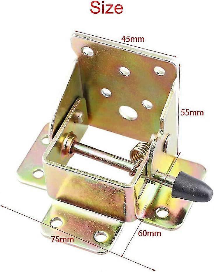 Pcs Folding Table Leg, Folding Support Frame, Self-locking Hinges ...