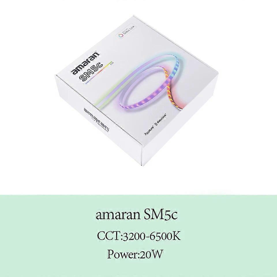 Amaran Sm5c Smart Rgb Full-color Pixel Led Light Strip 20w 3200-6500k ...