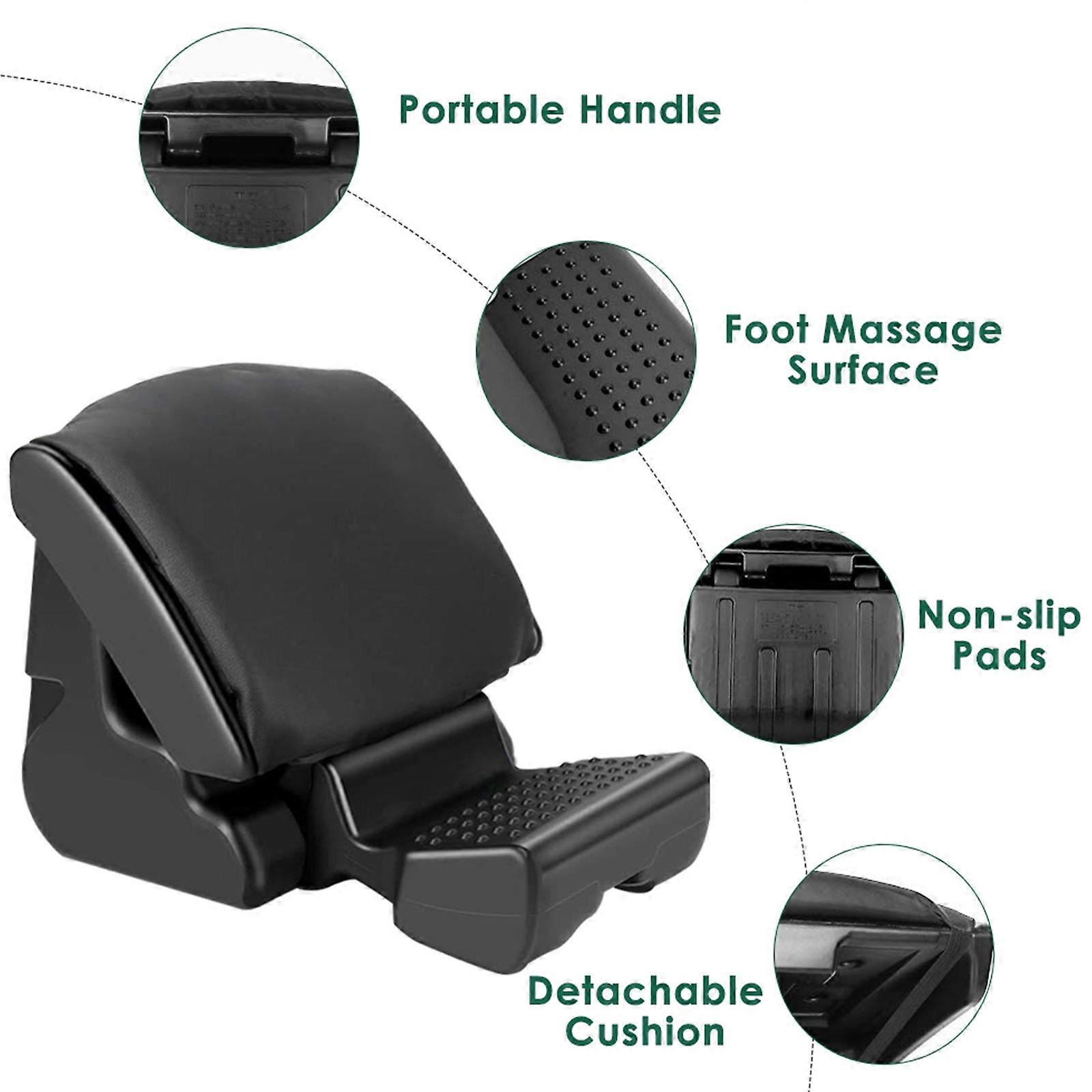 Adjustable Footrest With Footrest & Cushion Ergonomic Foot Rest Under ...