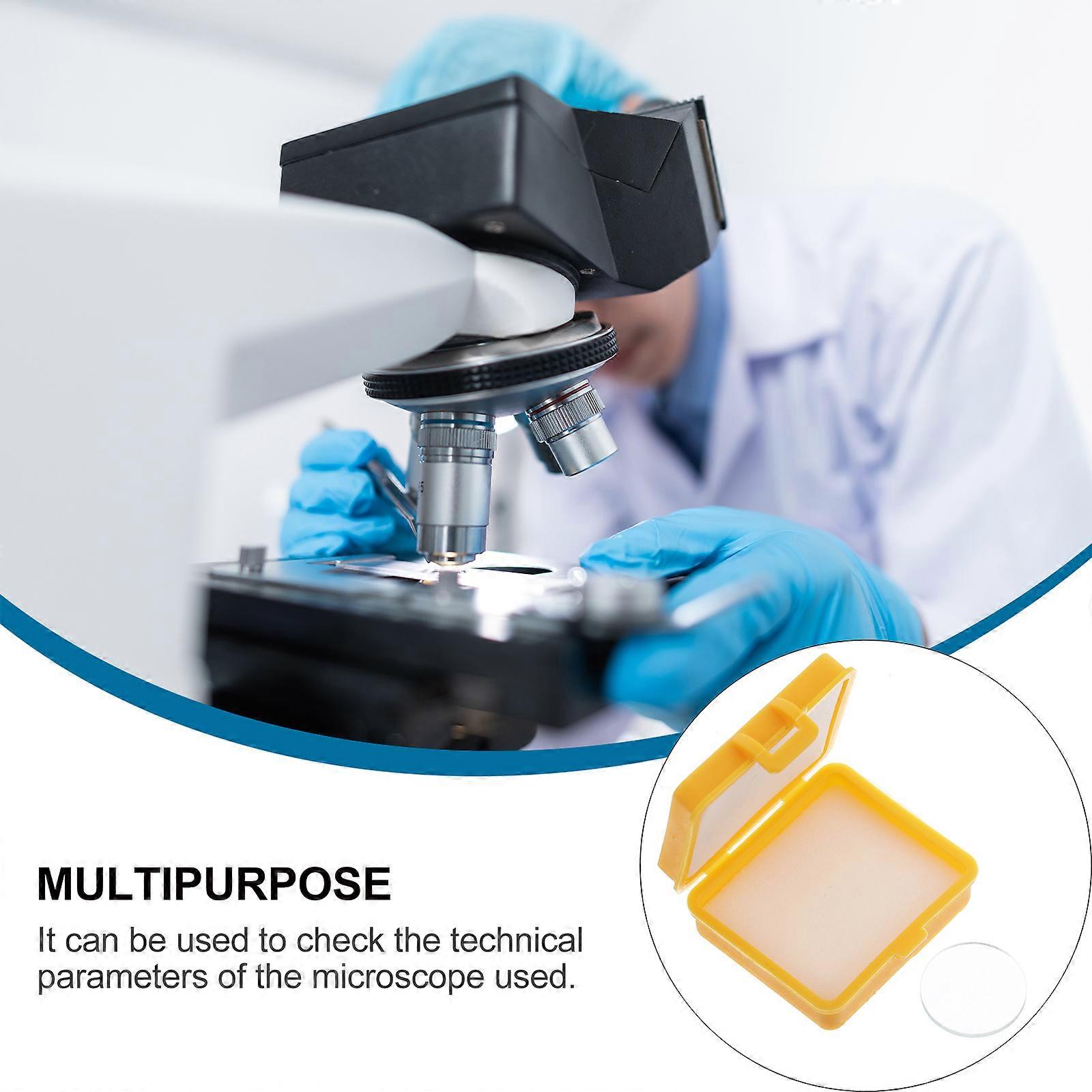 Microscope Micrometer Cross Eyepiece Micrometer Slides Area Measuring ...