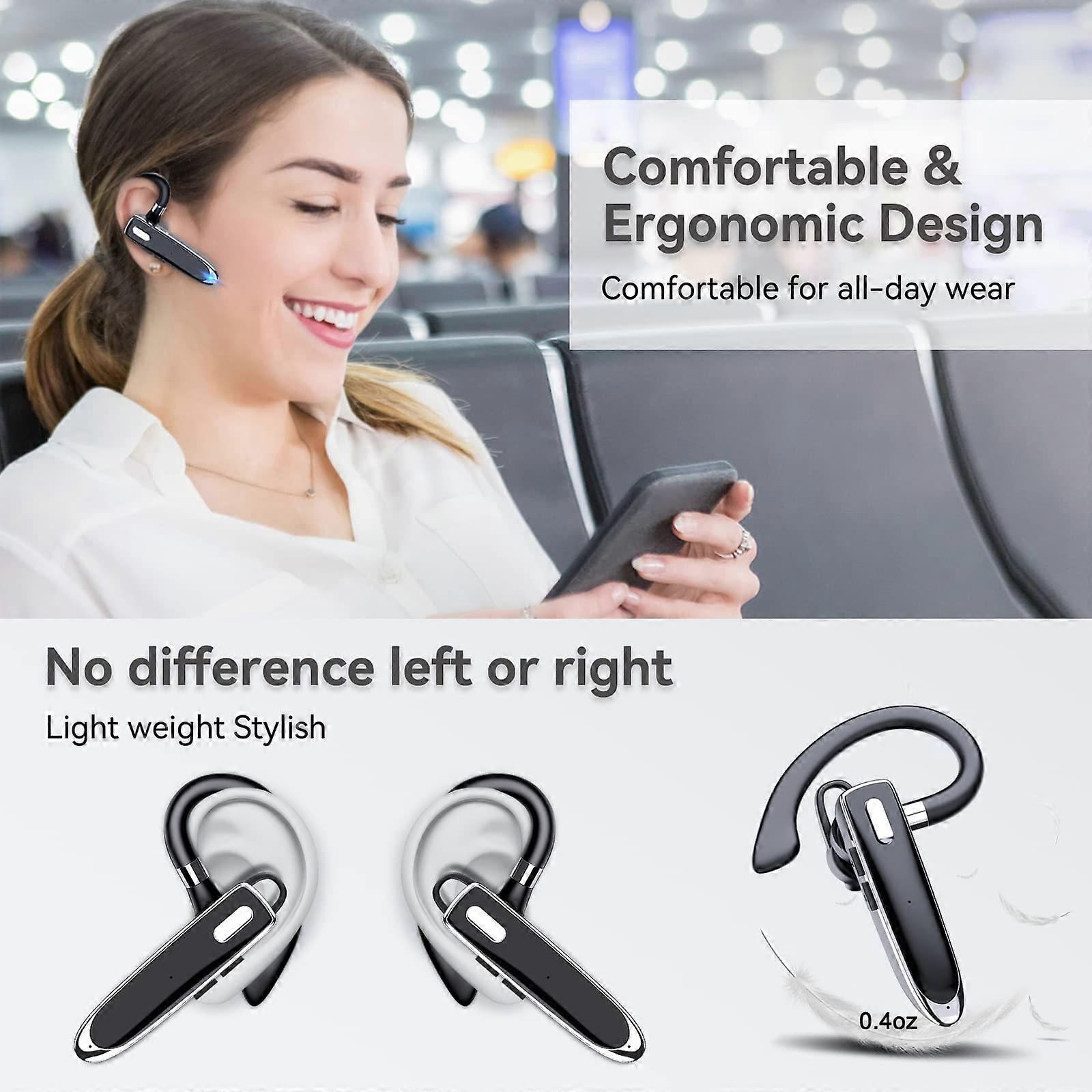 Bluetooth Single wireless Headset , USB-C Charge, Waterproof Earphones ...