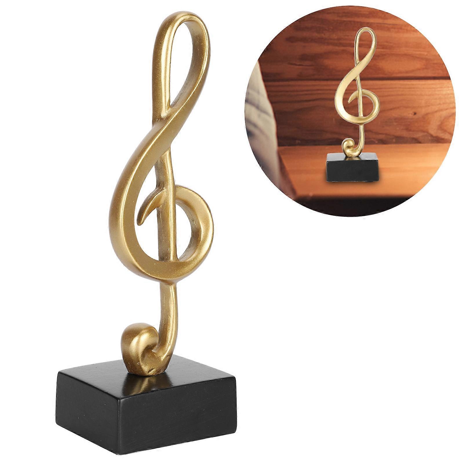 Music Note Statue Sculpture Figurine Symbol Ornaments Decoration for ...