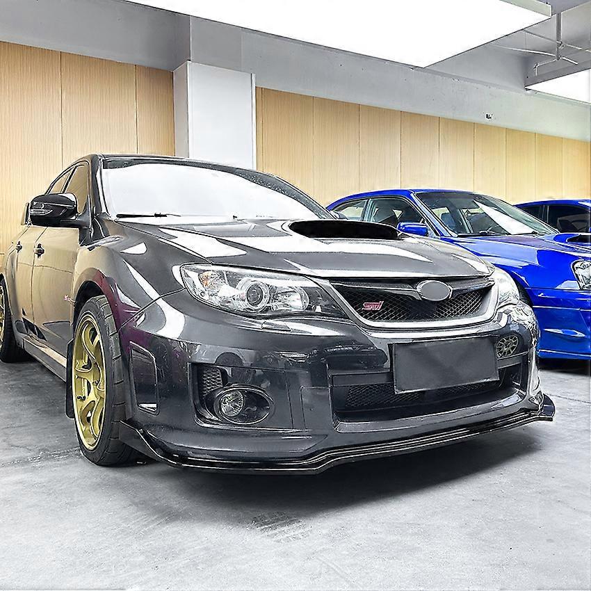 For STI Subaru WRX STI 2011-2014 Car Front Bumper Lip Splitter Diffuser ...