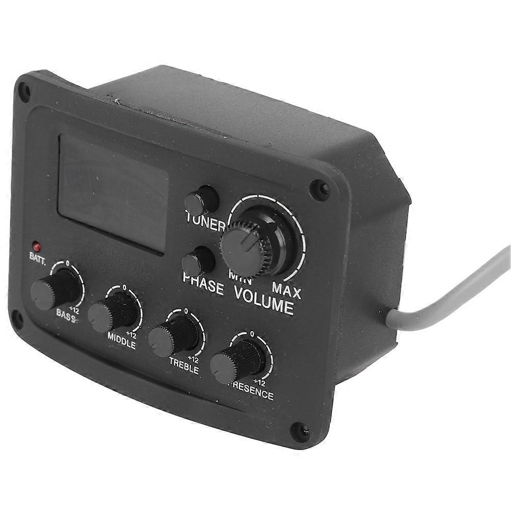 Acoustic Guitar Pickup Four-Segment LCD Screen Display with Battery ...