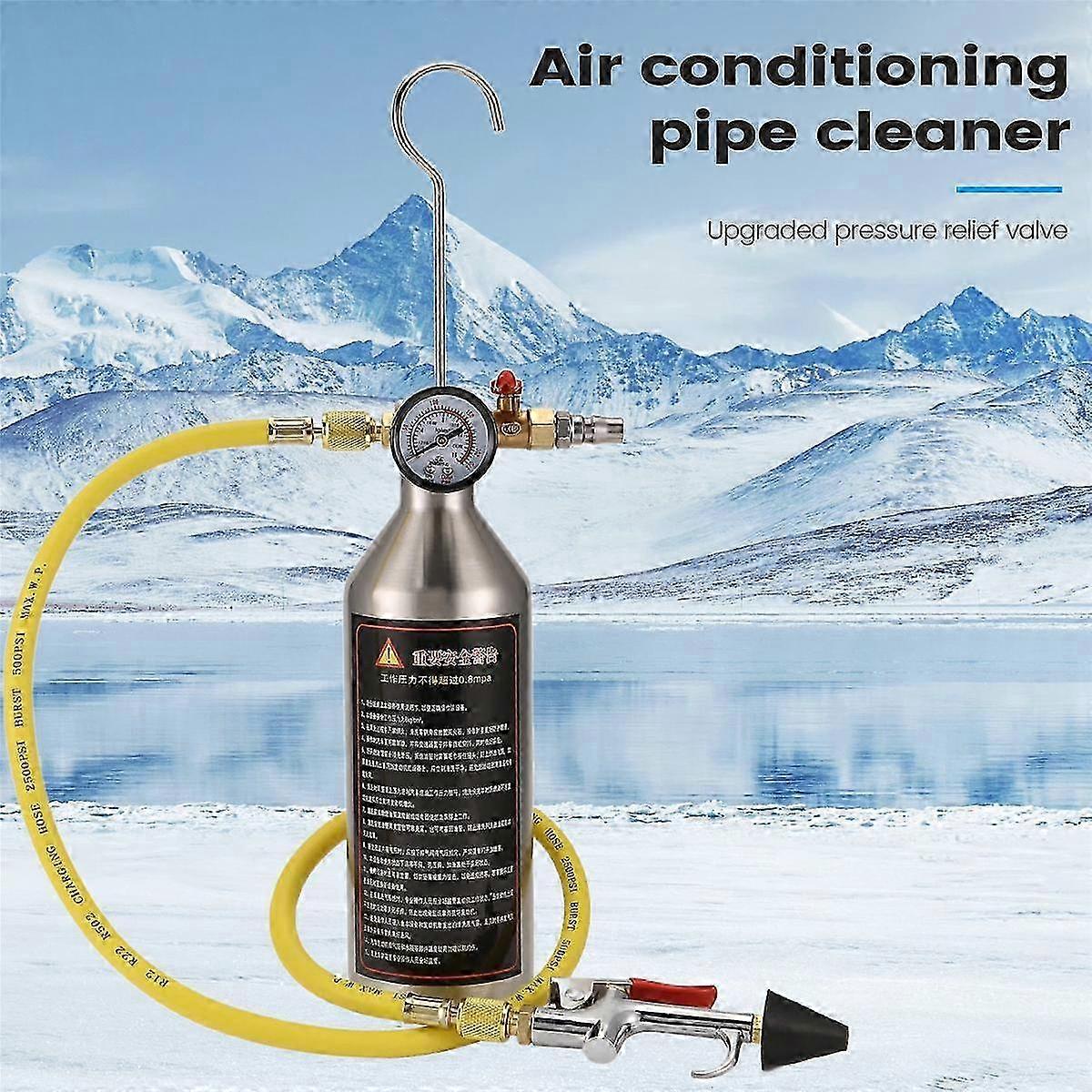 Air Conditioning Flushing Kit, Car Air Conditioning Pipe Cleaning Tool ...