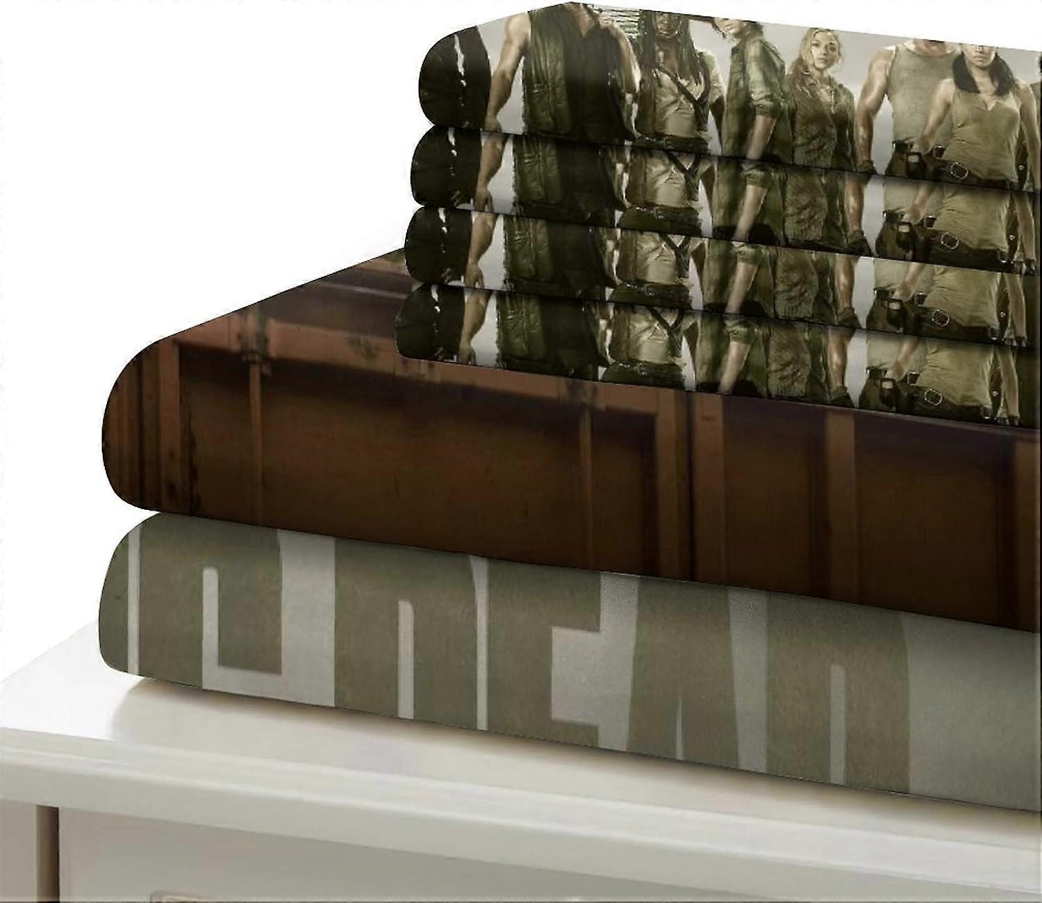 The Walking Dead Poster 3D Printed Duvet Cover, 3 Piece Bedding Set ...