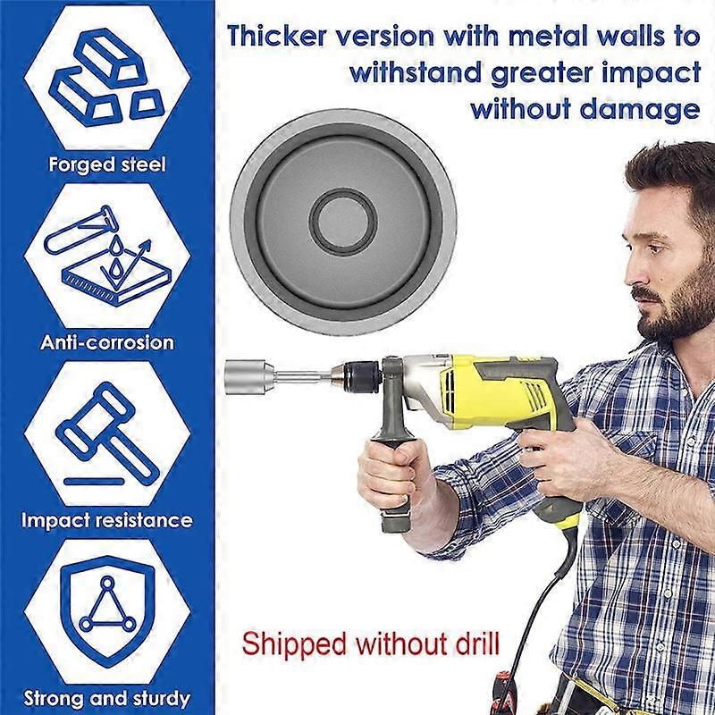 SDS-Max Ground Rod Driver, 45mm Heavy Duty Steel Drill Bit Driver,for ...