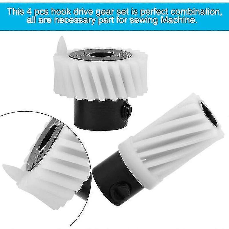 Sewing Machine Gear Set 4pcs Plastic Gear Singer Accessories Sewing ...