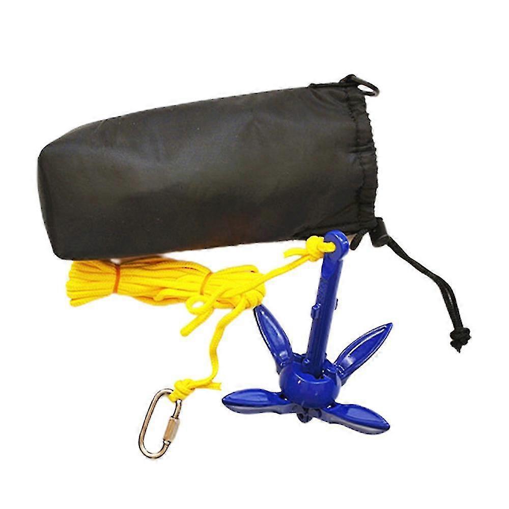 Foldable Aluminum Anchor Kit With Rope For Canoe Kayak Small Boat ...