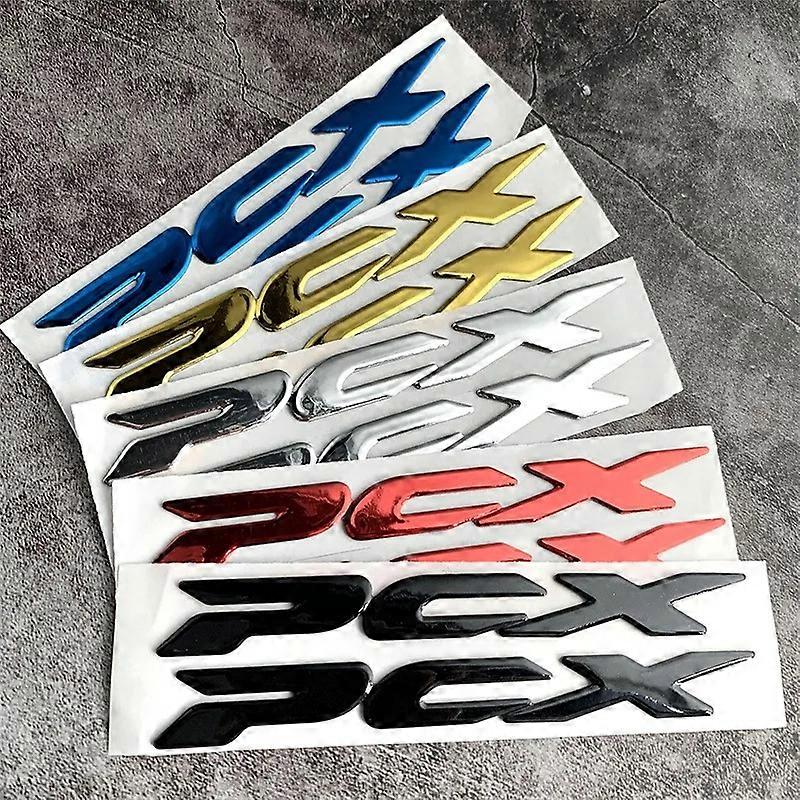 1 Pair 3D PCX Emblem Decal Soft Vehicle Decals for HONDA PCX ...