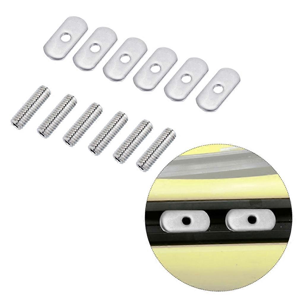 8 Sets M5/M6 Kayak Track Screws and Nuts Replacement Kit Kayak ...