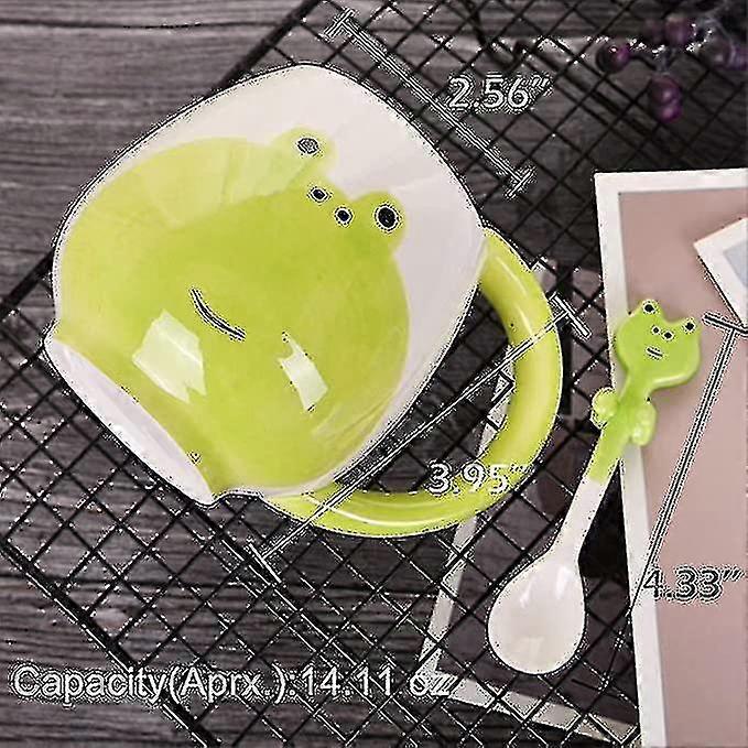 Christmas Gift Cute Coffee Mug Frog Animal Ceramic Coffee Mug With ...