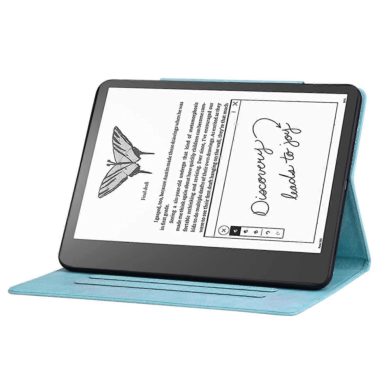 For Amazon Kindle Scribe Stand Case Card Slot PU Leather Tablet Cover ...