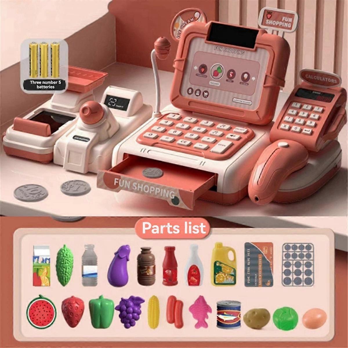 Kids Cash Register Pretend Cash Register Pretend Play Calculating Kids ...