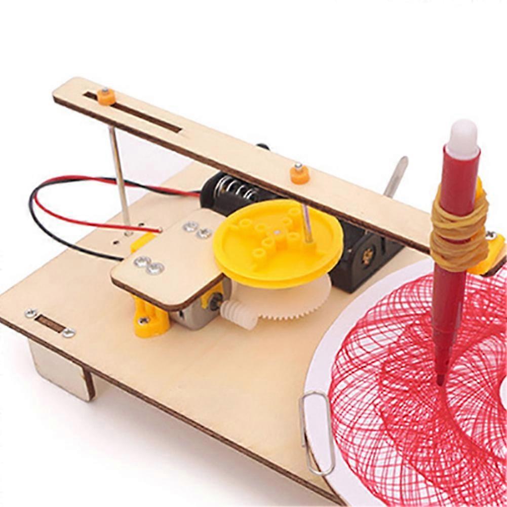 DIY Production Electric Plotter Kit Physical Experiment Educational Kid ...