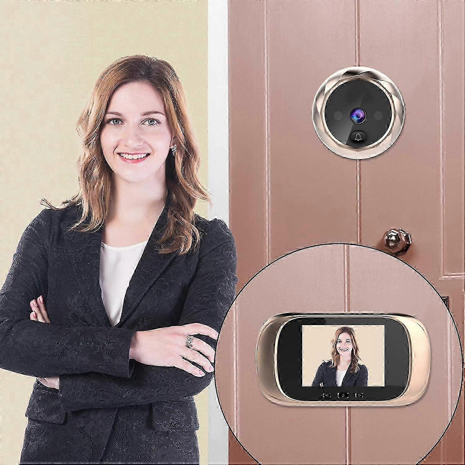 Digital Door Monitoring - 2.8'' - Lcd Screen - Night Vision - Digital ...