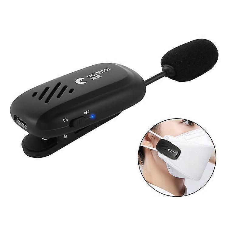 YANMAI K2 Portable Rechargeable Mini Mask Mic Wireless Clip On Mask ...