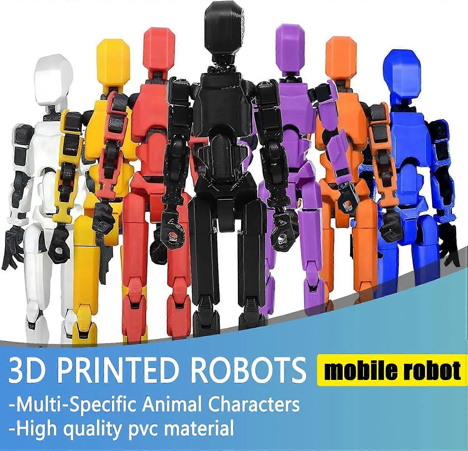 Titan13 Action Figure, Lucky Robot 13 Action Figure,3D Printed Multi ...