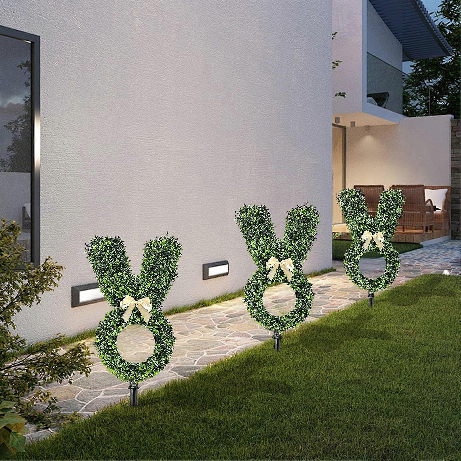 Topiary Trees with Bunny Topiary Outdoor,Artificial Bunny-Shaped ...