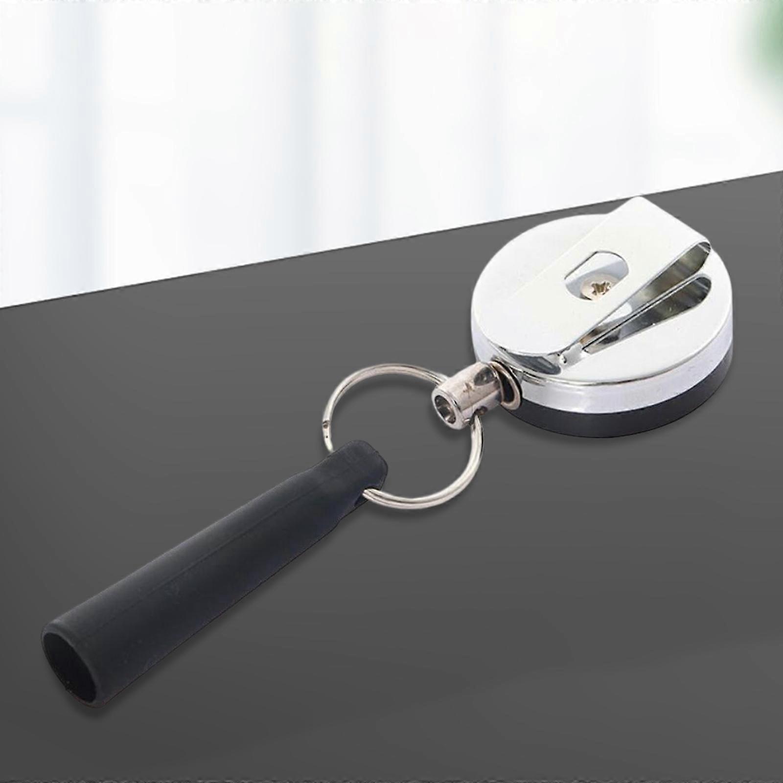 Secure Key Reel with Retractable Wire for Pens And Keys | Fruugo UK