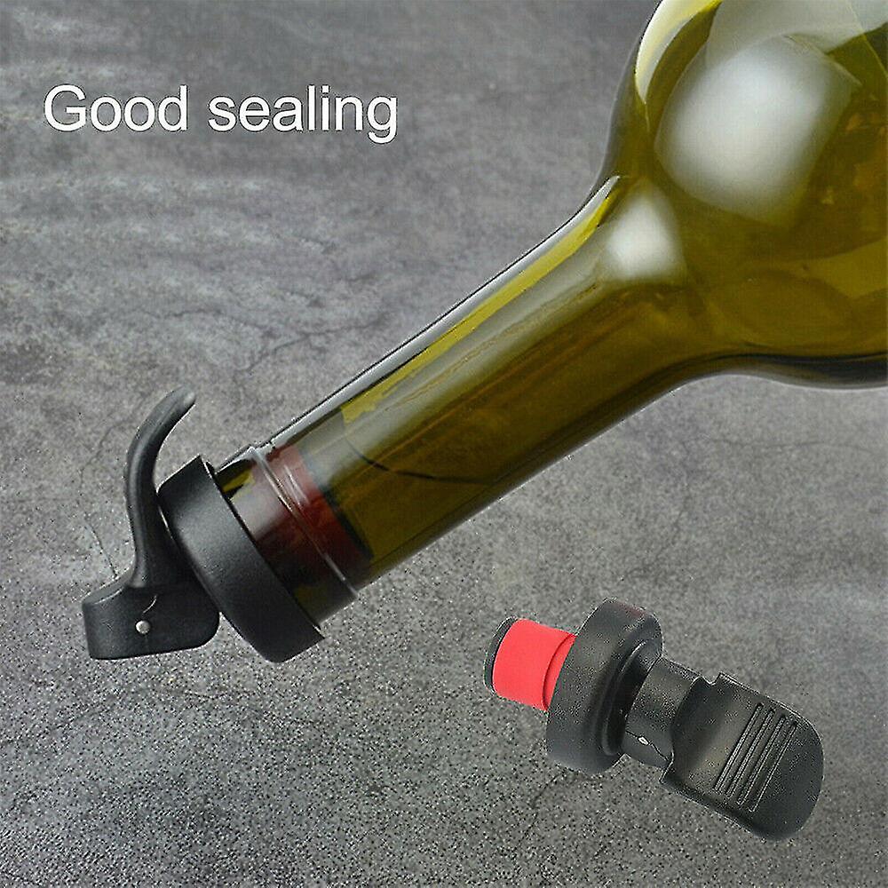 Wine Bottle Stopper Bar Hand Press Sealing Stop Cap Beers Cork Plug ...
