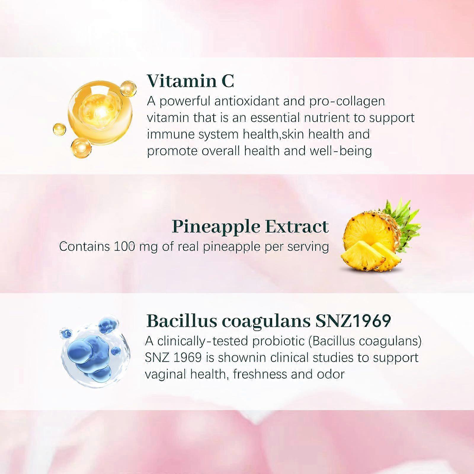 Feminine Balance Gummies 60 Count Nutrition Gels & Chew | Fruugo FR