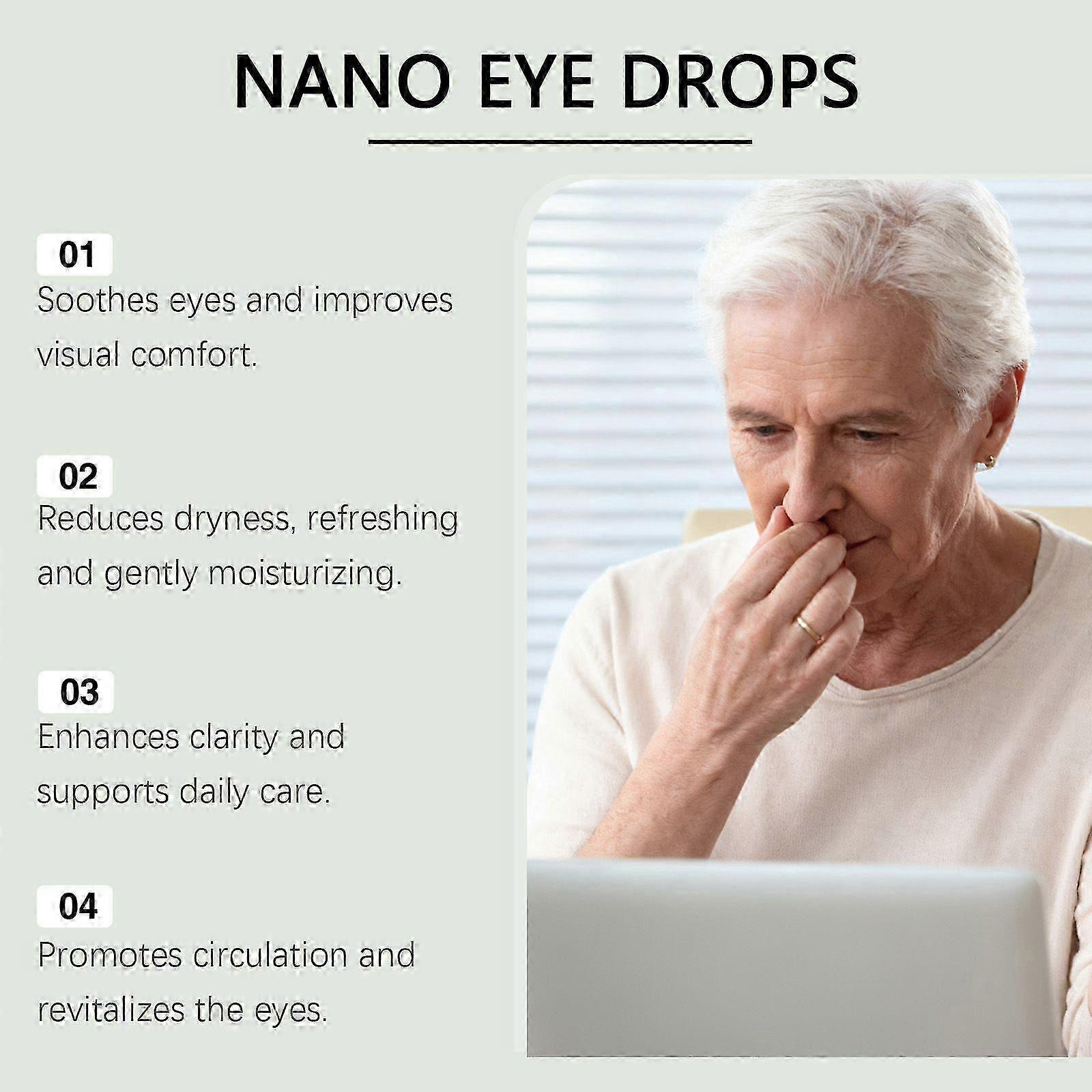 Nano Eye Drops Serum, Deep Repair for Multiple Eye Conditions, Effective Care for Dry Eye ...