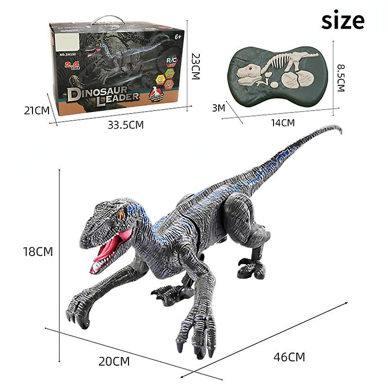 Miman Childrens 2.4g Wireless Remote Control Velociraptor Electric ...