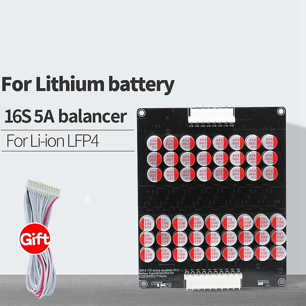 16S 5A Balance Li-Ion Lifepo4 Lto Active Lithium Battery Equalizer ...