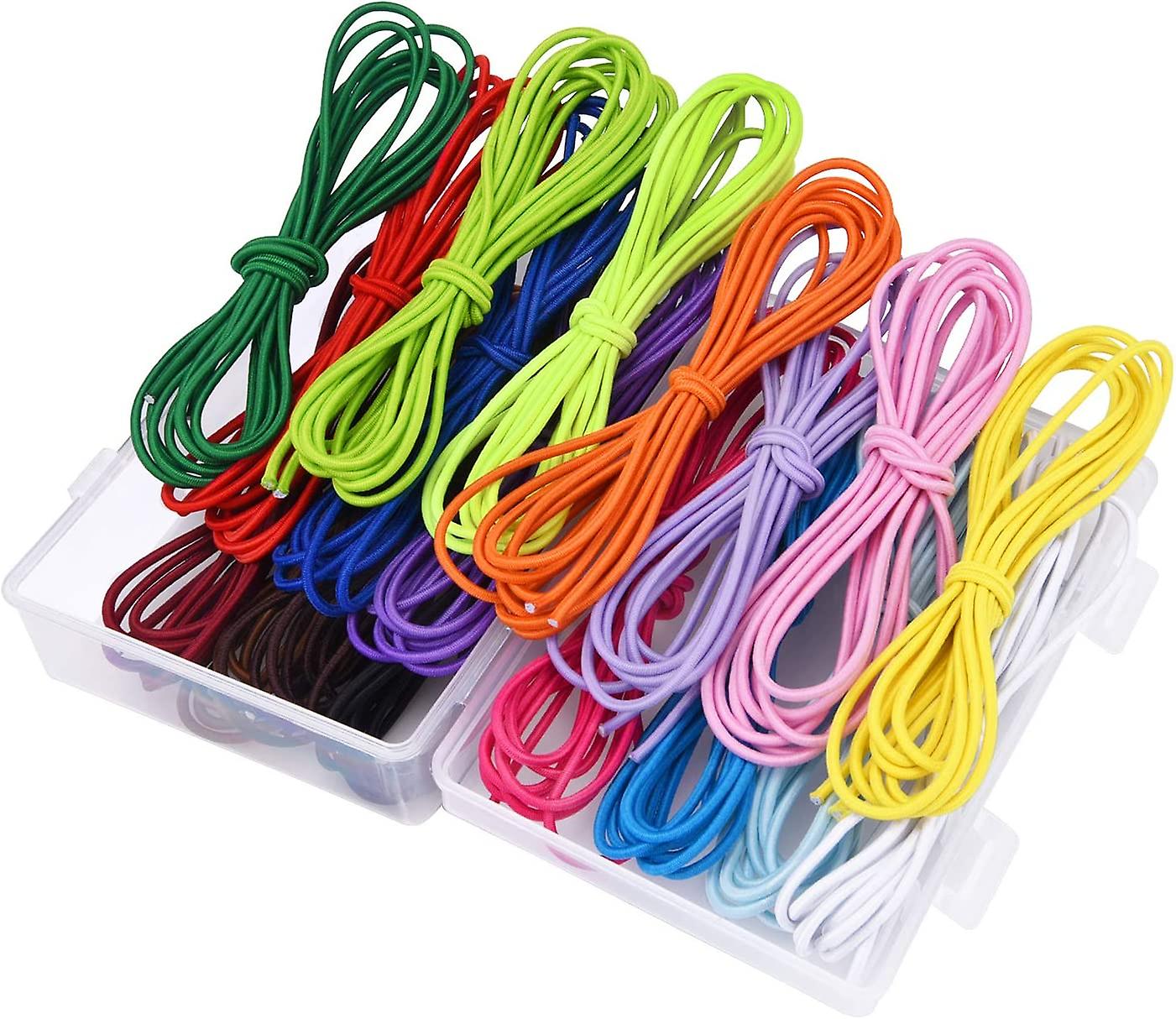 39 Yards 2mm Thickness Elastic String Beads Stretch Rubber Rope Jewelry ...