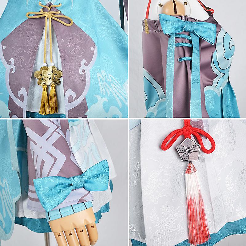 Cosplay Costume Outfit With Wigs - Honkai Star Rail - Qingque - Game ...