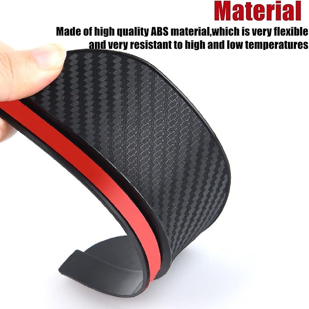 Car Side Wing Mirror Rain Protector Cover Cap Smoke Guard Universal ...