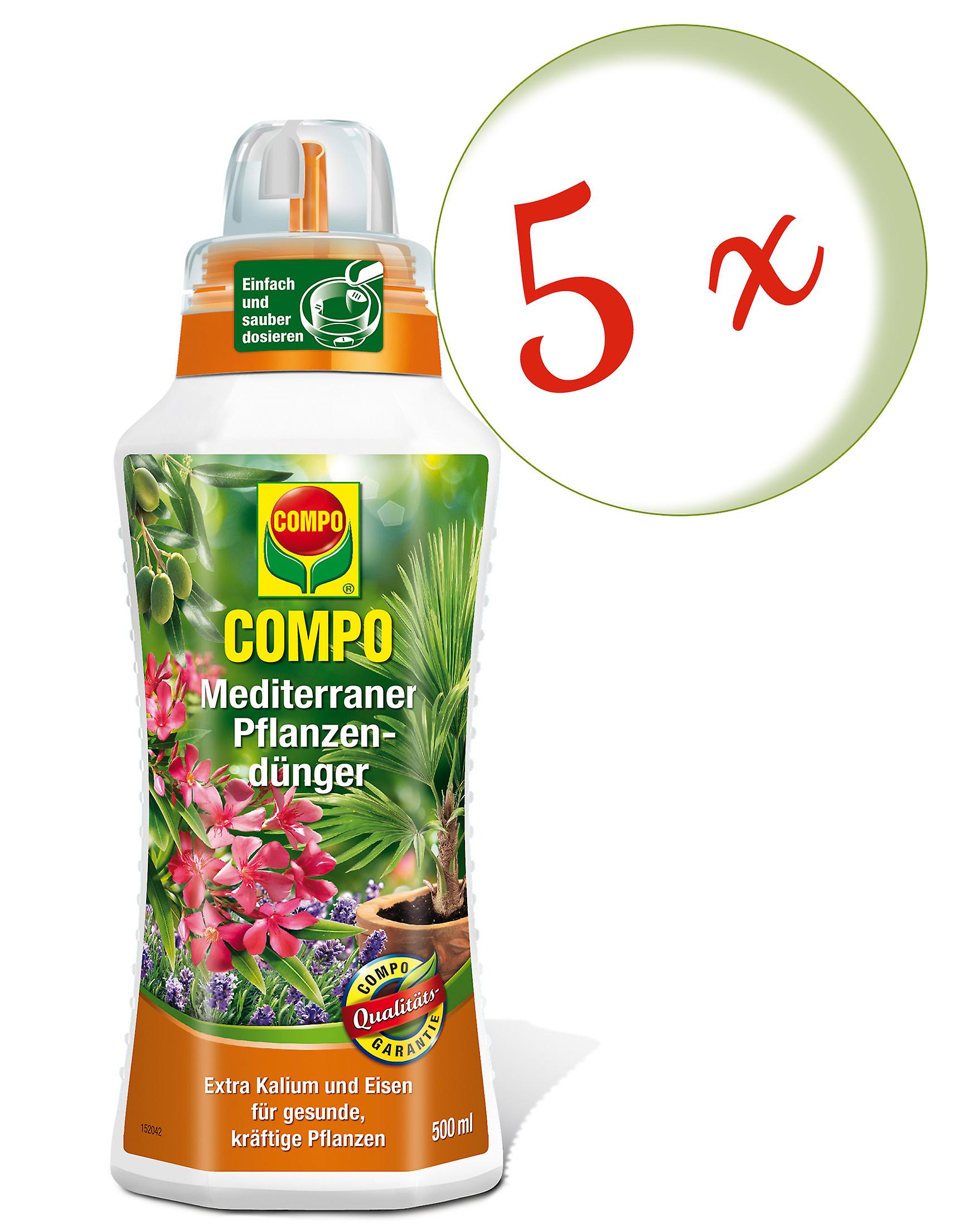 5 x COMPO Mediterranean Plant Fertilizer, 500 ml | Fruugo US