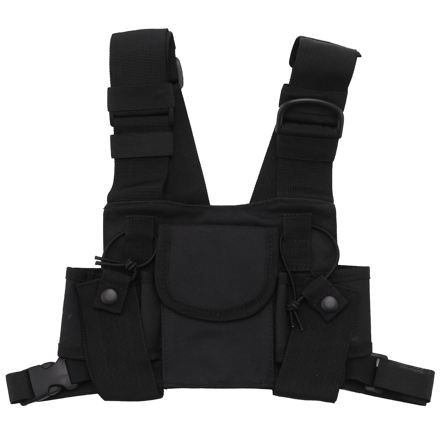 Radios Pocket Radio Chest Harness Chest Front Pack Pouch Holster Vest ...