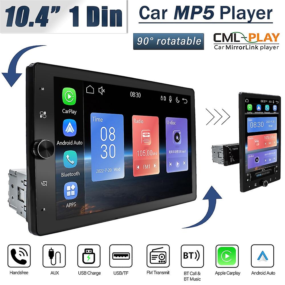1531W 10.4-inch Carplay + Android Auto Navigation Multimedia Player Car ...
