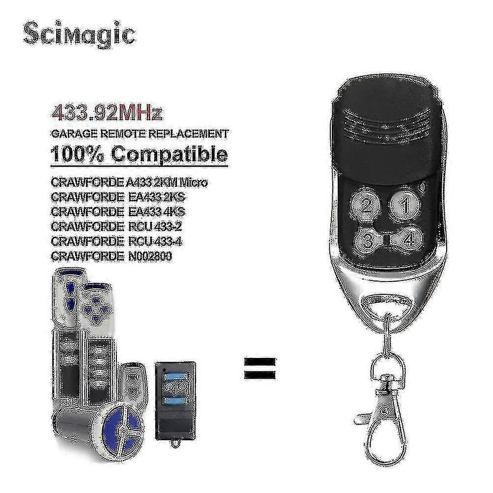 3 Pcs Normstahl Craw Compatible Garage Remote - Normstahl Ea433 Remote ...