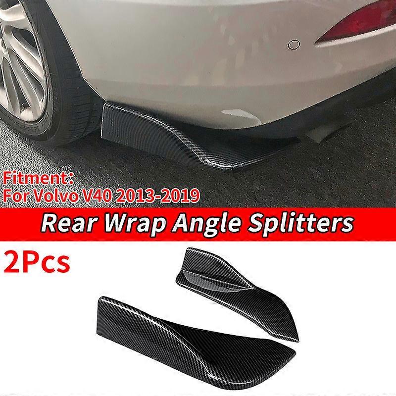 High Quality Car Rear Wrap Angle Splitters Trunk Lip Spoiler Body Kit ...